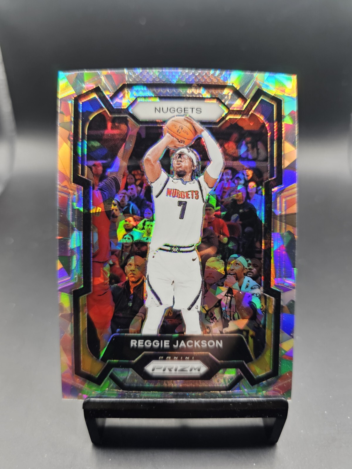 2023-24 Panini Prizm Reggie Jackson Cracked Ice Prizm Refractor #235 | eBay