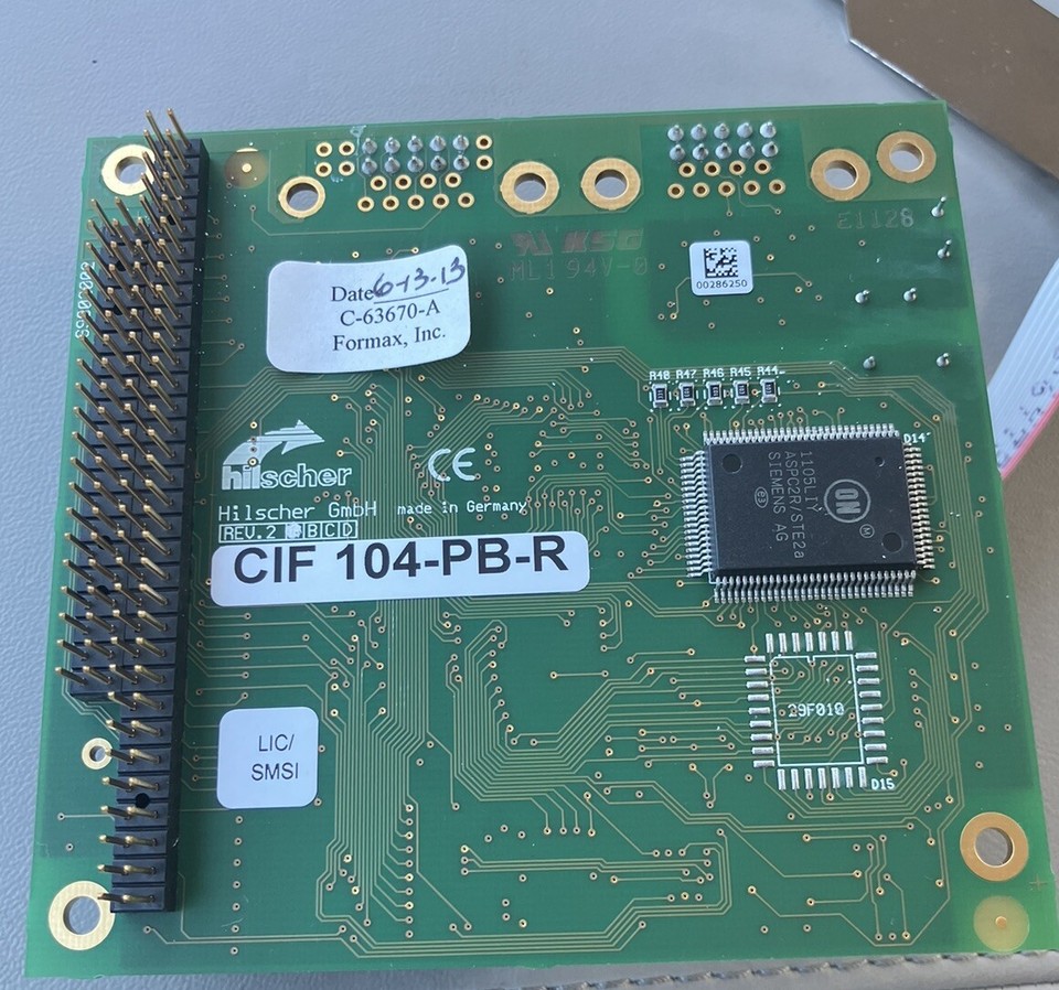 ADVANTECH PCA-6743F PCA-6743 Motherboard W/ Hilscher CIF 104-PB-R | eBay