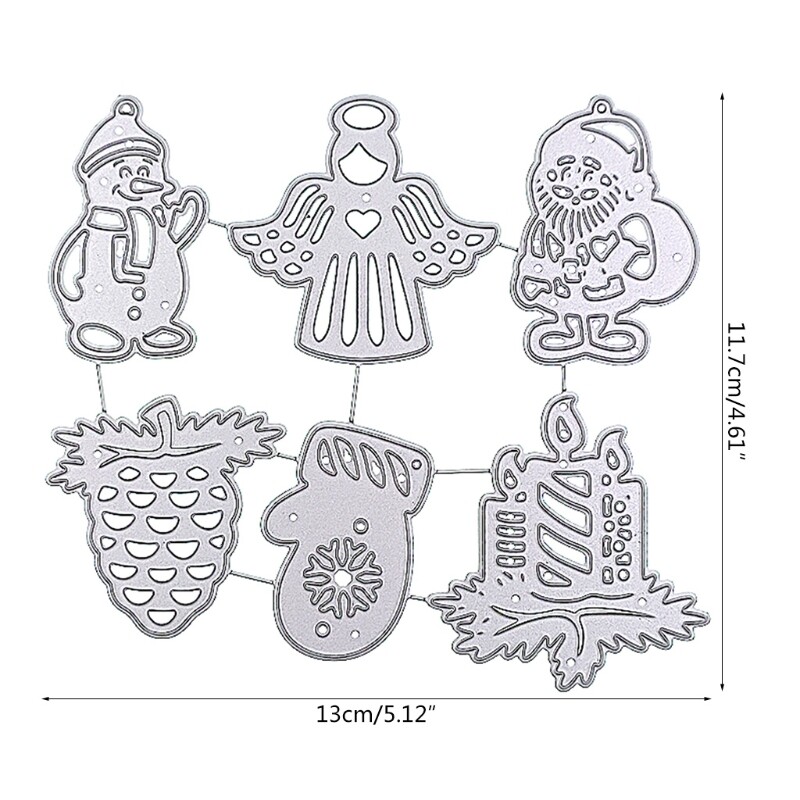 Christmas Angel Metal Cutting Dies Embossing Template Stencil ...