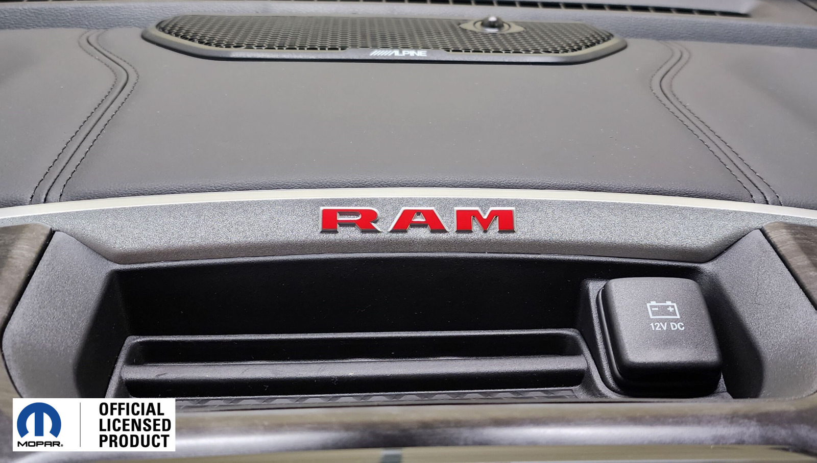 2019-2025 Ram 1500 Truck Center Dash Overlay Emblem Decal Vinyl Sticker ...