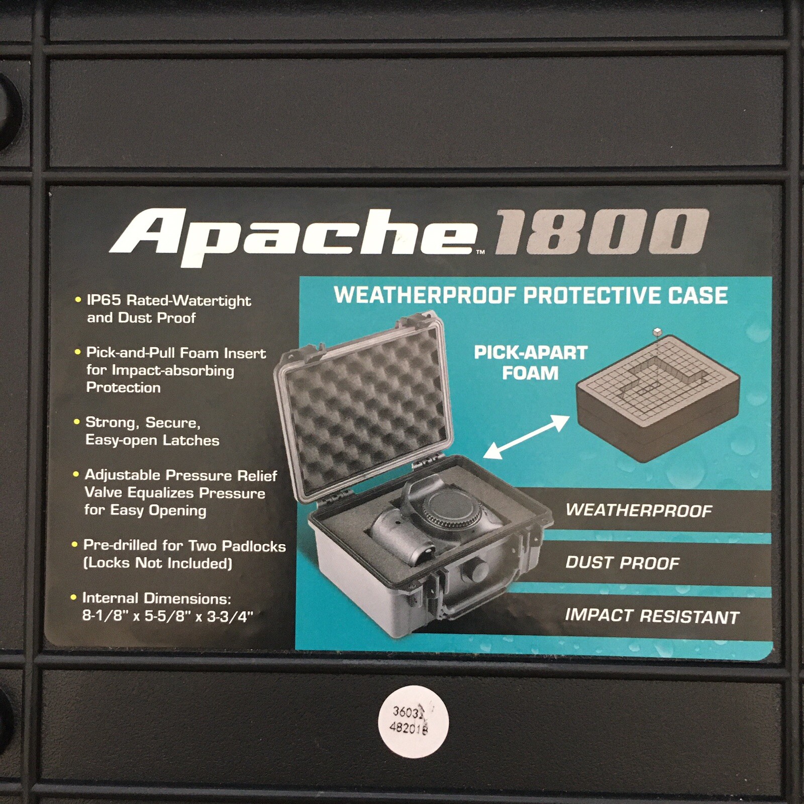 Apache 1800 Gun, camera, microphone case, Weatherproof Protective Case ...