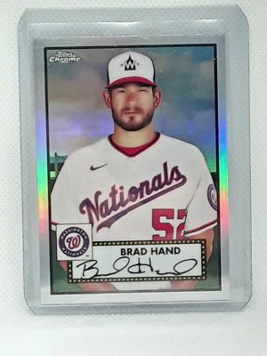 Brad Hand 2021 Topps Chrome Platinum Anniversary - Refractor #348 | eBay