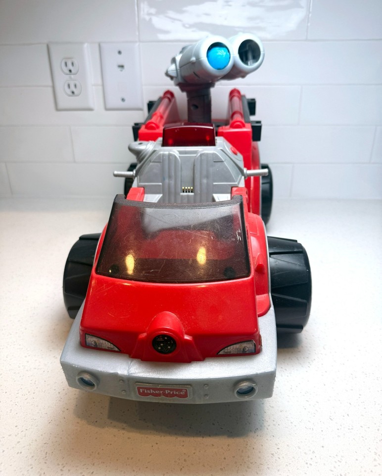 Rescue Heroes Fire Truck w/ Water Cannon, Ladder & Hook 22" Fisher ...