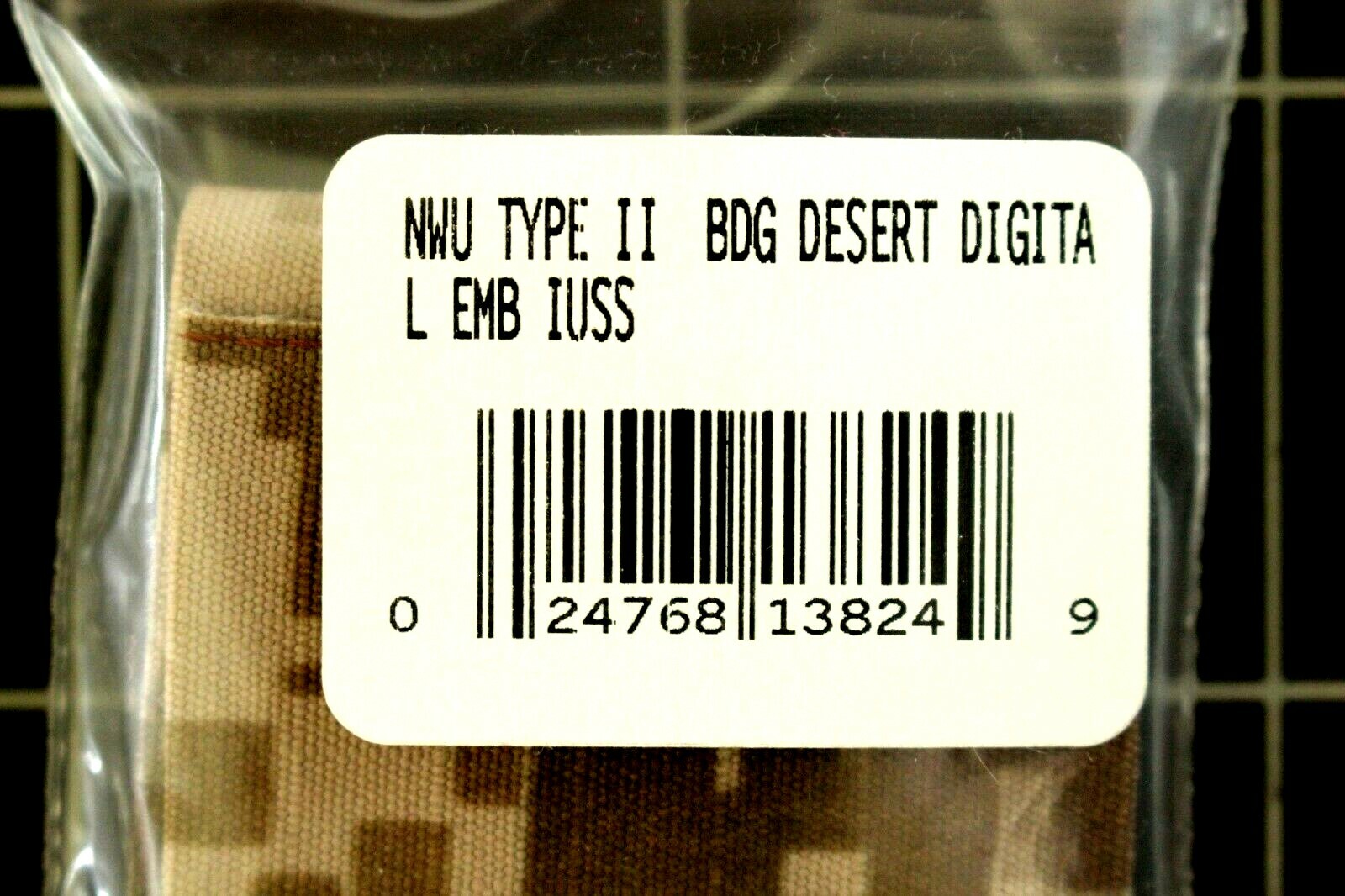 USN US NAVY NWU UNIFORM SUBMARINE IUSS SPECIALTY BADGE TYPE 2 TAN ...