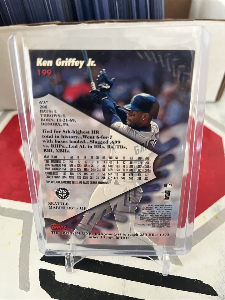 1998 Topps Stadium Club - #199 Ken Griffey Jr | eBay