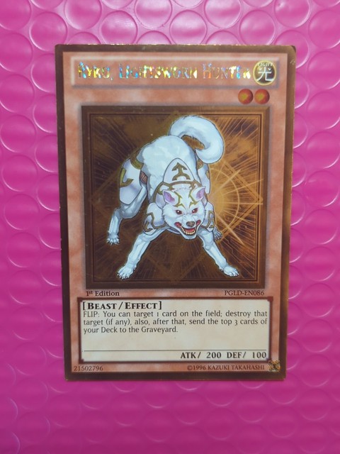 Yu-Gi-Oh! TCG Ryko, Lightsworn Hunter Premium Gold PGLD-EN086 1st ...
