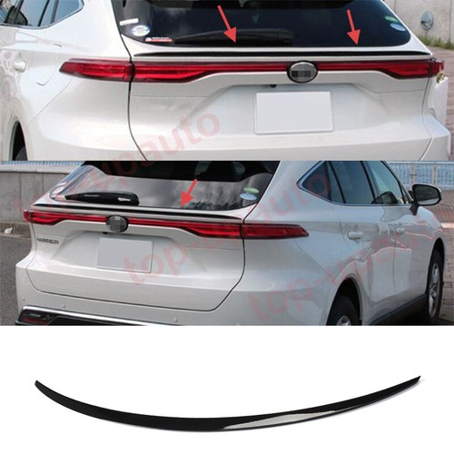 For Toyota Venza 2021-22 ABS Glossy Black Rear Door Tail Trunk Spoiler ...