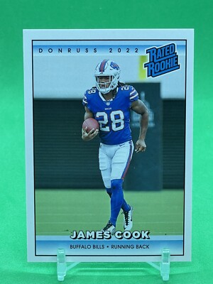 2022 Panini Instant Rated Rookie Retro James Cook RC /4094 #RR22 Bills ...