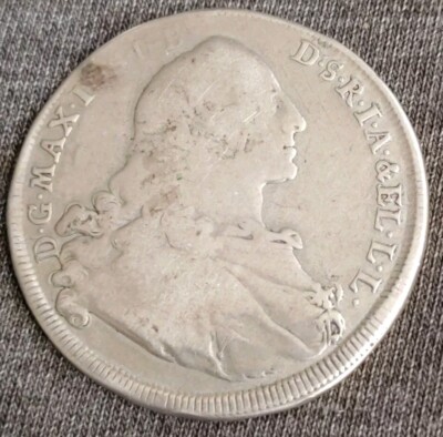 Bavaria – Maximilian III. Joseph coin 1 thaler 1760 silver | eBay