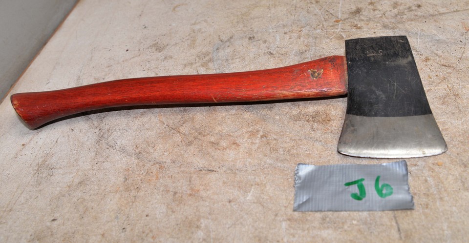 Plumb embossed logo & partial label original handle camp axe ...
