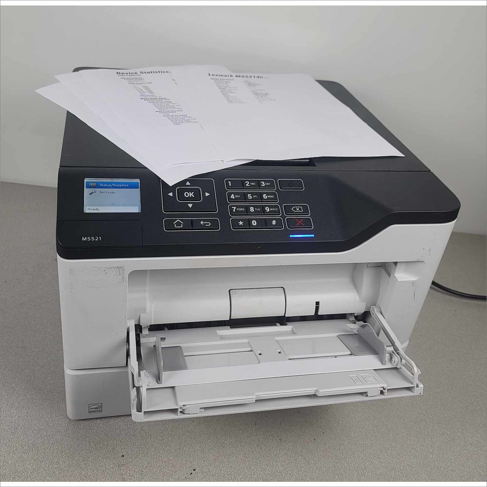 Lexmark MS521dn Monochrome Laser Printer 7 pages printed for sale ...