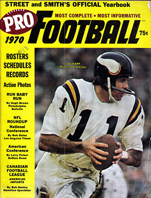 Pro Football 1970 Magazine Joe Kapp Cover | eBay