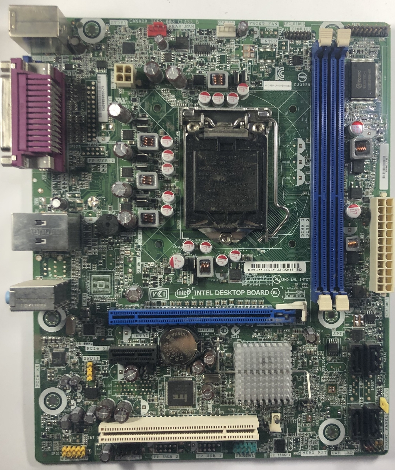 Intel DH61WW Desktop micro ATX Motherboard- G23116-203 | eBay