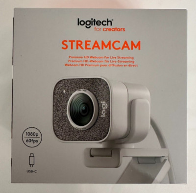 Logitech StreamCam Premium Full HD (1080p @ 60fps) Webcam for Creators ...
