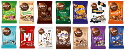WAWEL CHOCOLATE CANDY - 1KG - BULK - SWEETS - TRUFLE MICHALKI TIRAMISU ...