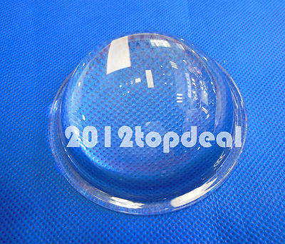 2pcs 20-100W LED convex lens optical glass condenser Reflector ...