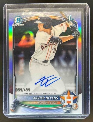 2025 Bowman Draft Xavier Neyens Chrome Auto Refractor 1st Prospect ...
