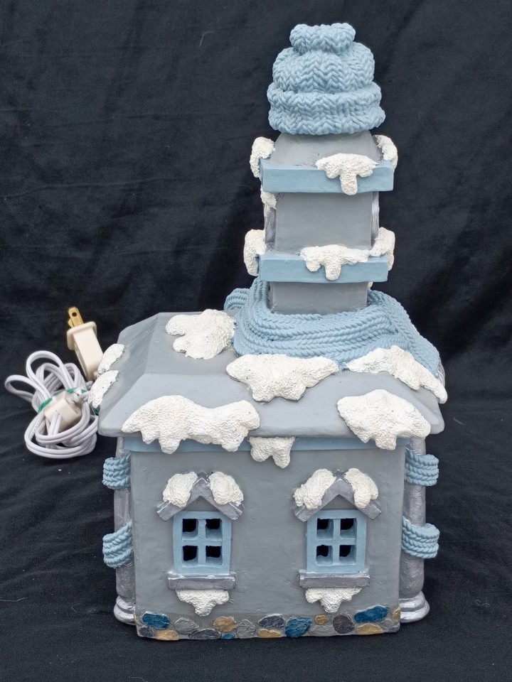 Vtg Encore Snow Buddies Snowville Town Hall Building w Box RARE | eBay