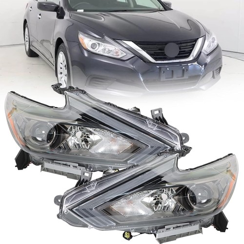 New Replace Compat/2016 2017 2018 Nissan Altima Headlights L & R Pair ...