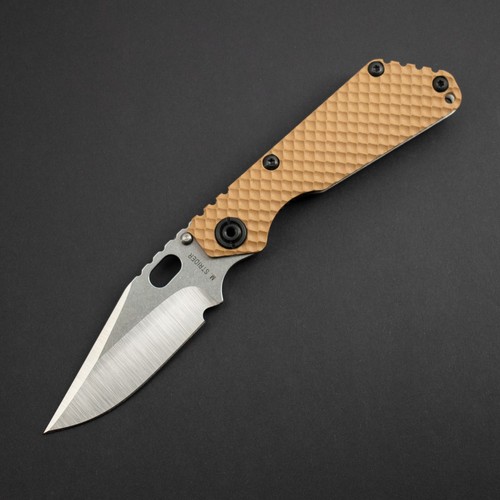 NEW! Strider Knives SnG DGG, Bowie Blade, Coyote Tan G10/ Titanium ...