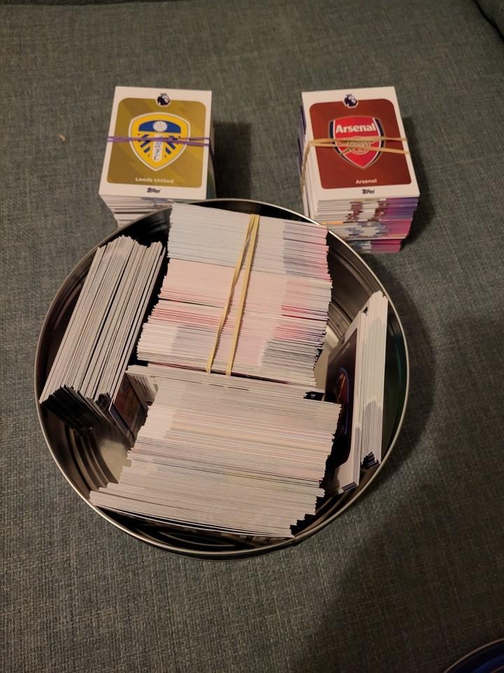 Topps Premier League 2026 Card Bundle With Chrome Kings, Gold Lions Etc ...