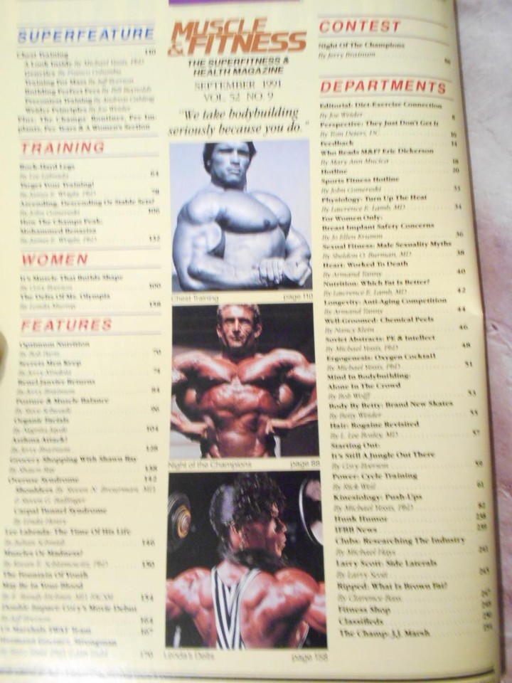 MUSCLE & FITNESS bodybuilding magazine JEAN CLAUDE VAN DAMME & CORY ...