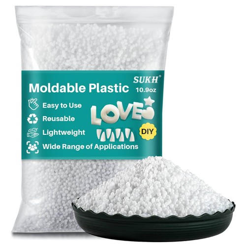 10.9oz Moldable Plastic Pellets - Thermoplastic Beads Polymorph Plastic ...