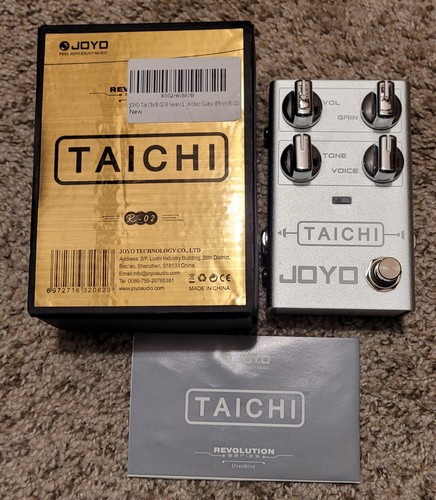 JOYO R-02 Taichi Overdrive Low-Gain Zendrive Dumble Clone Guitar Effect ...