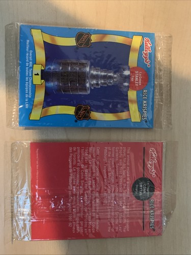 1992-93 Kellogg's Rice Krispies NHL Trophy Sealed Pack of 3 Cards | eBay