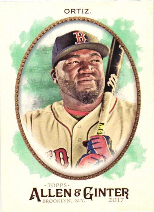 2017 Topps Allen & Ginter #154 David Ortiz Boston Red Sox | eBay