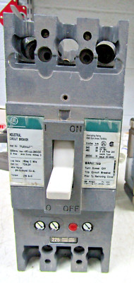 🔥 GE 225 AMP CIRCUIT BREAKER 2 POLE 480VAC 250VDC W/ 225 AMP TRIP ...