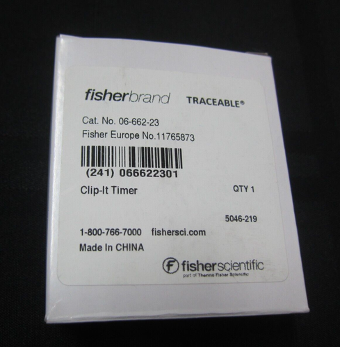 Traceable 5046-219 Clip-It Timer Fisherbrand No. 06-662-23 | eBay