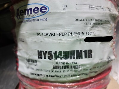 Remee Wire & Cable NY514UH 14/1P Solid New York City Fire Alarm LL5 ...