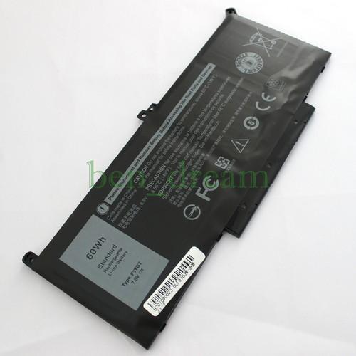 F3YGT DM3WC Battery for Dell Latitude 12 13 14 7280 7290 7380 7390 7480 ...