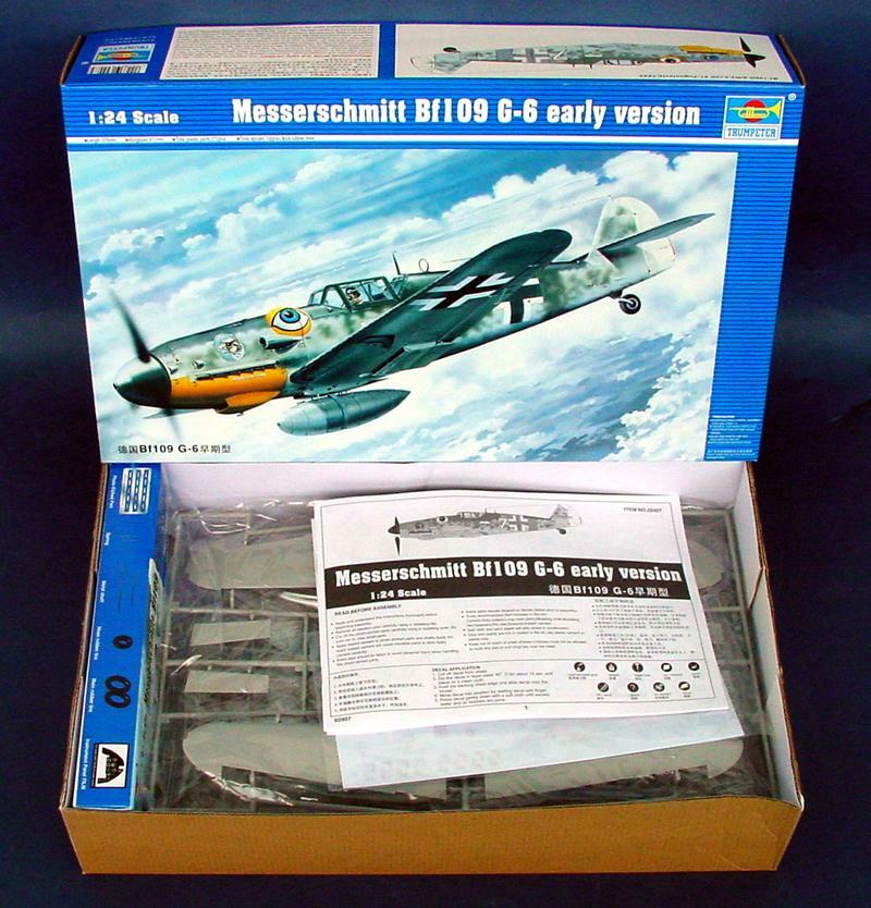 MESSERSCHMITT BF109 G-6 EARLY VERSION (PLASTIC KIT) - TRUMPETER TM02407 ...