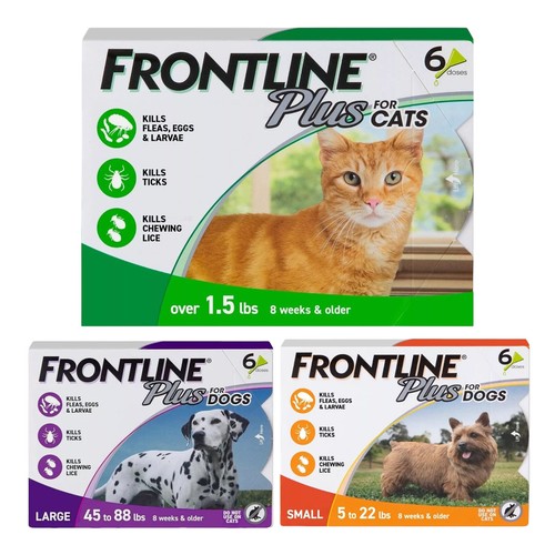 Front Plus Dogs and cats 6 Doses 6 Months Supply Brand new | eBay