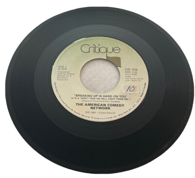 45 Record The American Comedy Network Breaking Up Is Hard To Do/Krapco ...