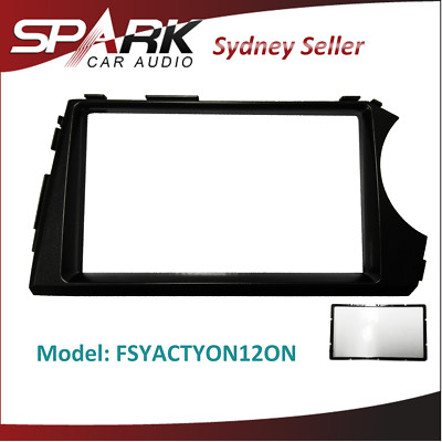 SP Double 2 DIN Fascia Dash Facia Kit Panel Plate For Ssangyong Kyron ...
