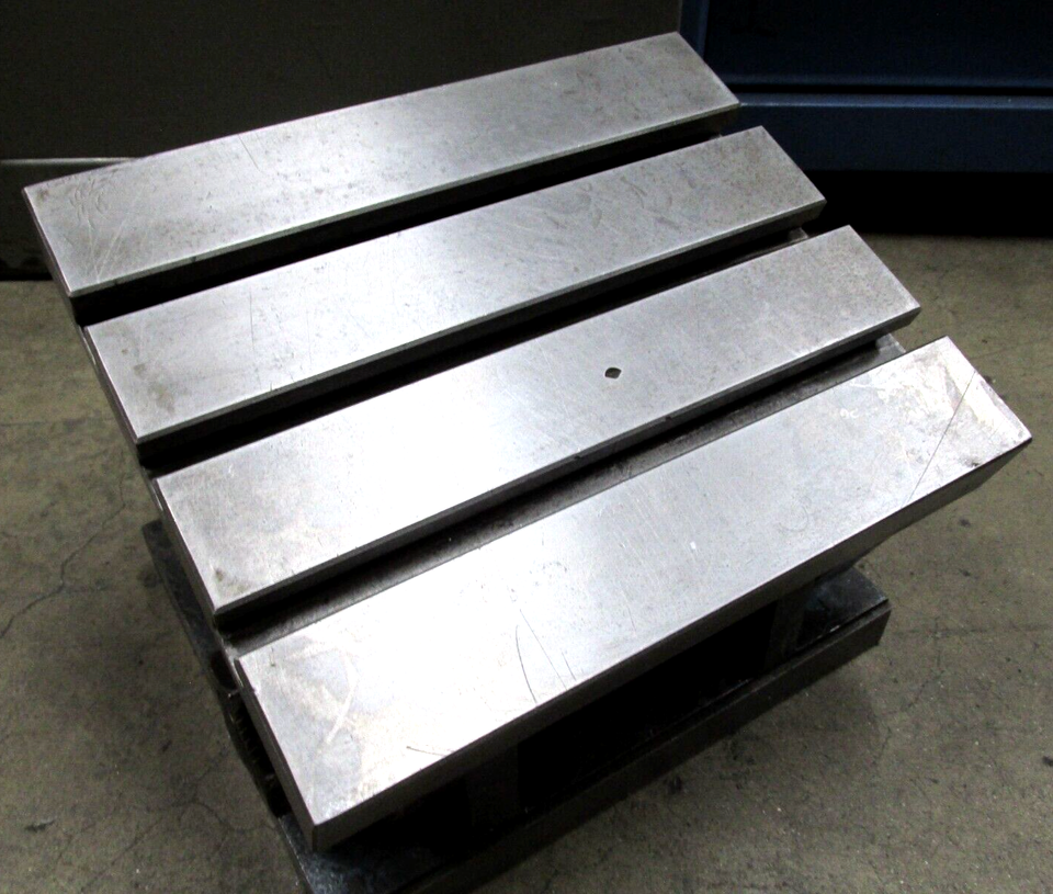 YUASA 12" x 10" 0 to 90 DEGREE TILTING T-SLOT TABLE - #550-433 | eBay