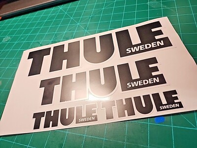 THULE 8" 11" and 4" Sticker pack for fairing windows Pick Color Or ...