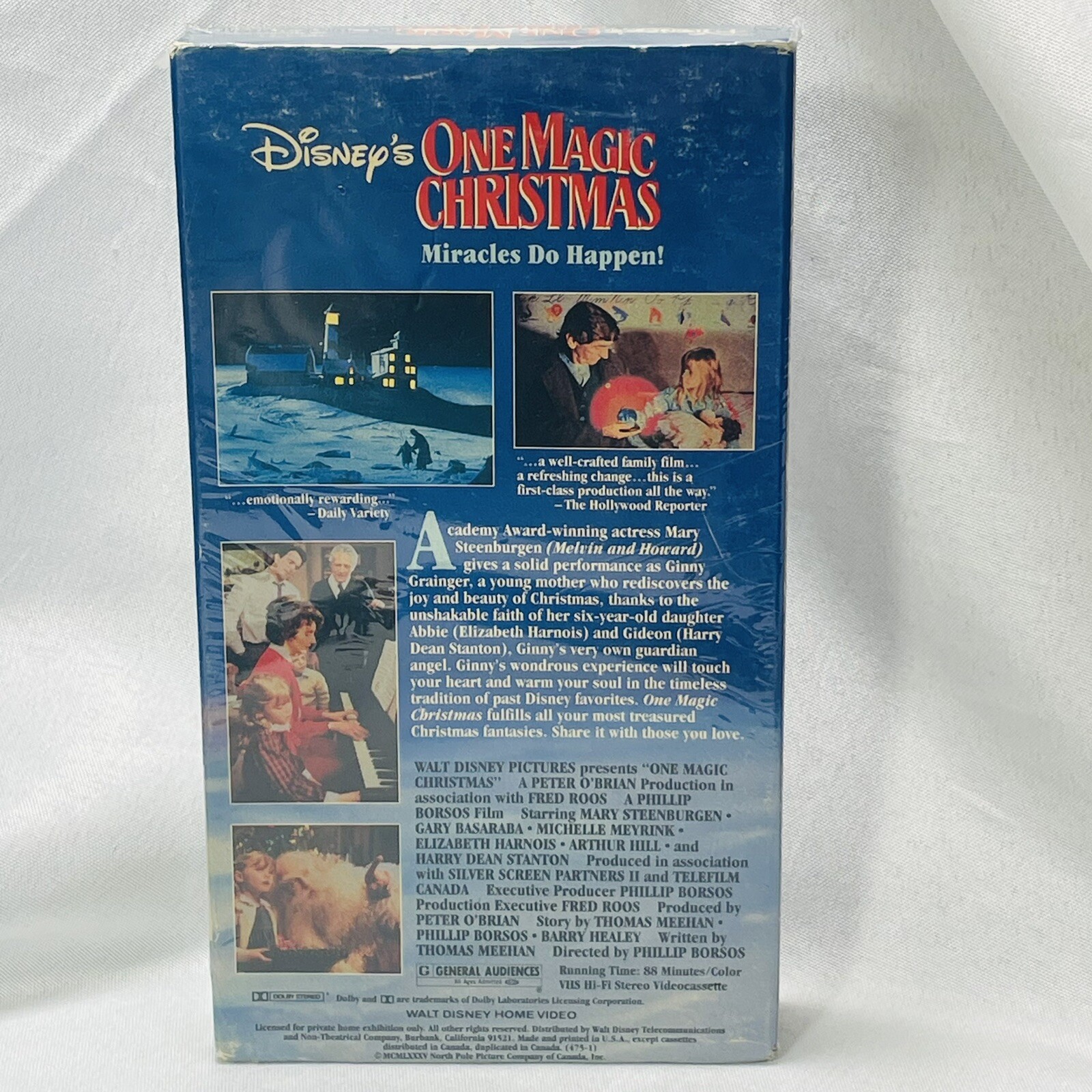 Disney One Magic Christmas Miracles Do Happen VHS Tape Holiday Movie ...