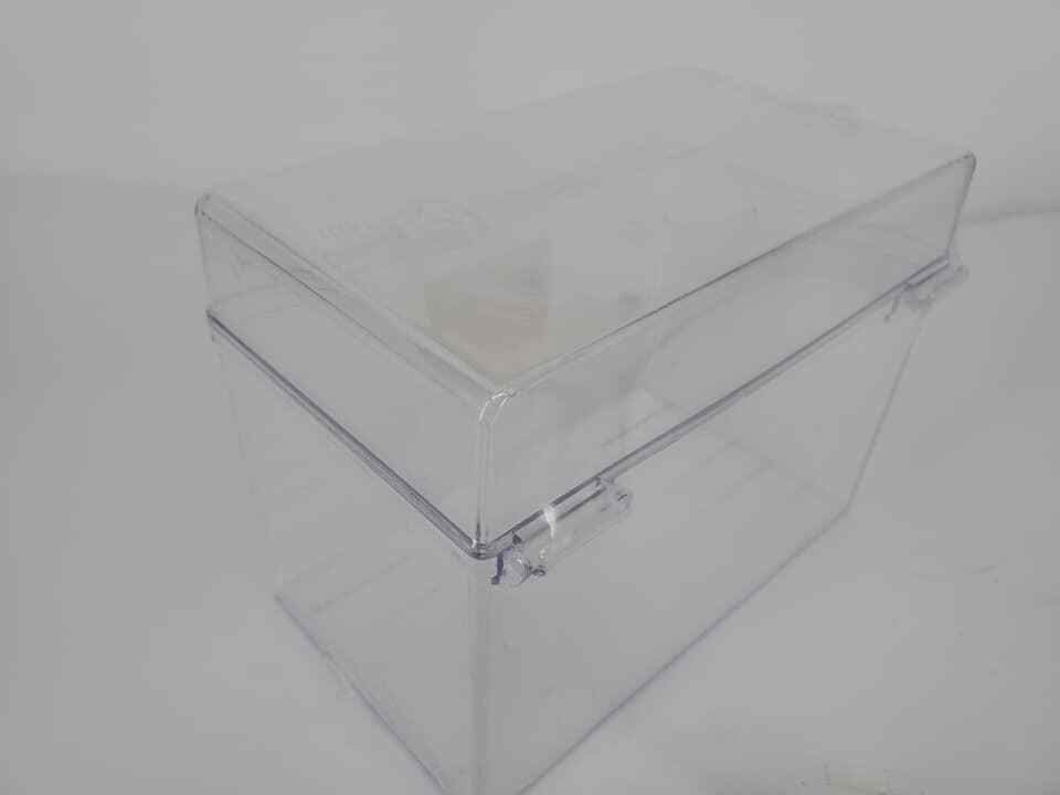 Medium CLEAR System Card File Box 165 x 125 x 95mm (6x4) Dats 63687 | eBay