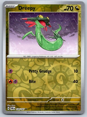 Dreepy - Reverse Holo - Twilight Masquerade TWM 128/167 Pokemon Card | eBay