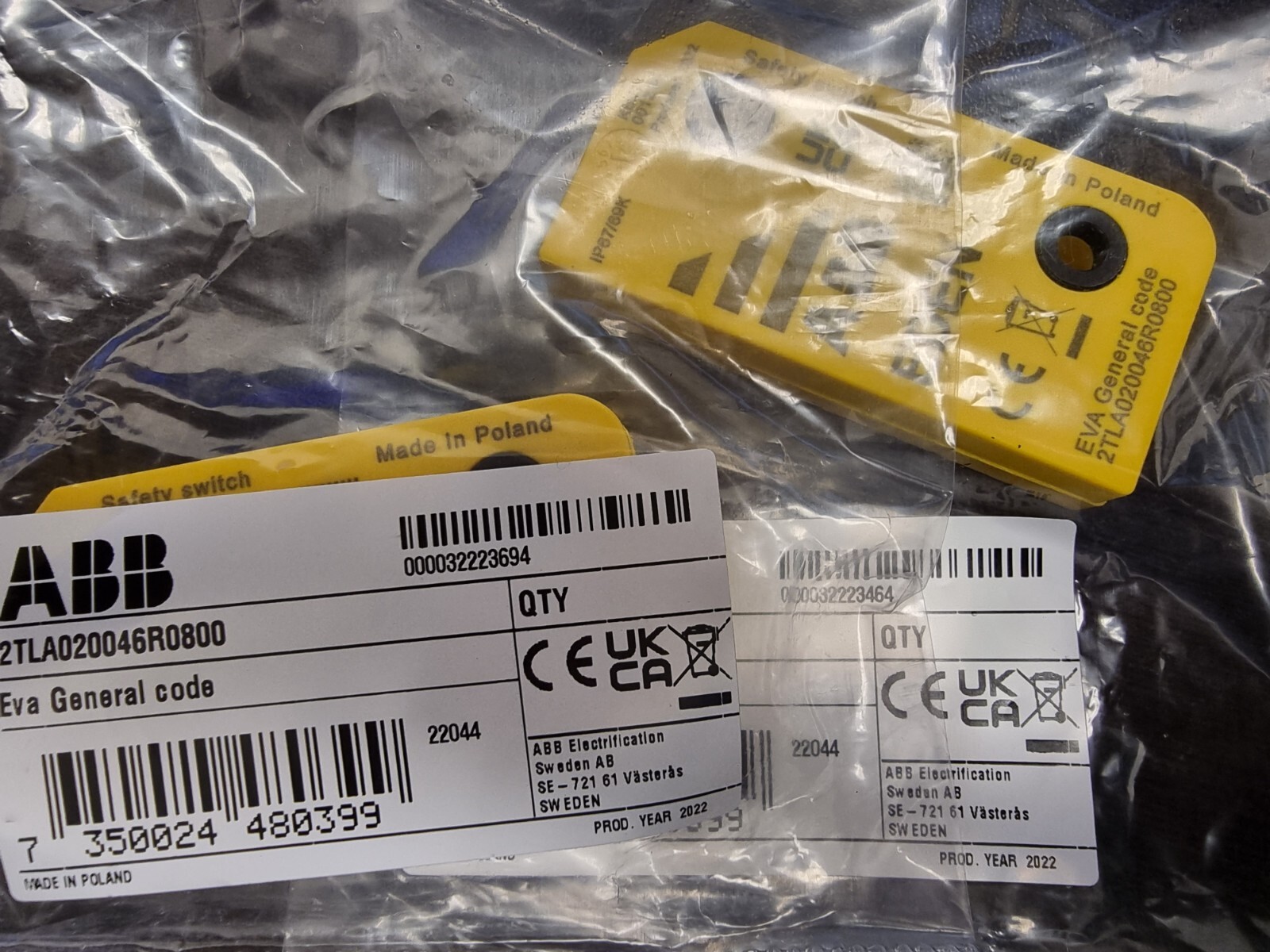 ORIGINAL NEW 2TLA020046R0800 EDEN SAFETY SENSOR ABB | eBay