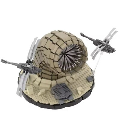Custom Lego Dune ornithopter & Sandworm Diorama Custom Moc New | eBay