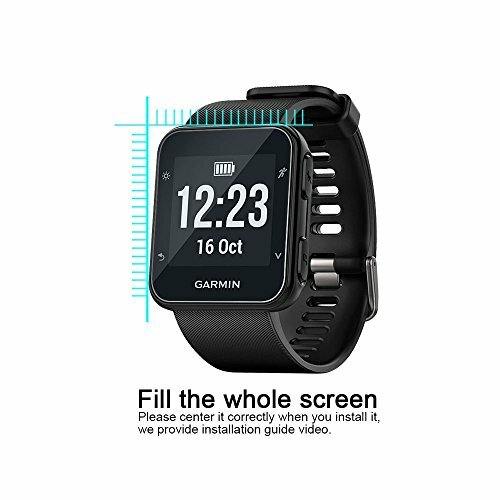 for Garmin Forerunner 35 Case Silicone W Screen Protector 2 Pack Watch ...