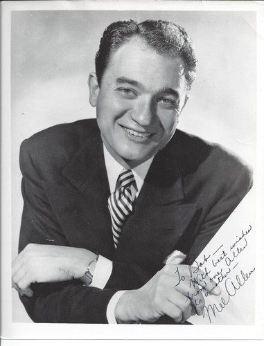 Rare SIGNED MEL ALLEN Vintage 8x10 Glossy Photo Celebrity AUTOGRAPH NY ...