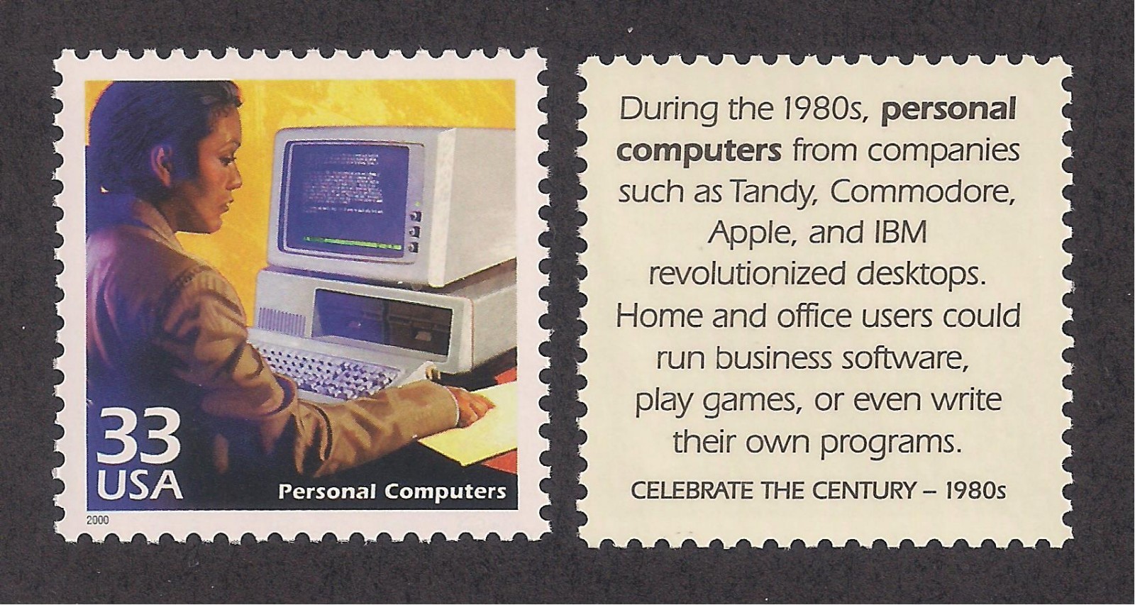 1980's PERSONAL COMPUTERS - U.S. POSTAGE STAMP - MINT CONDITION | eBay