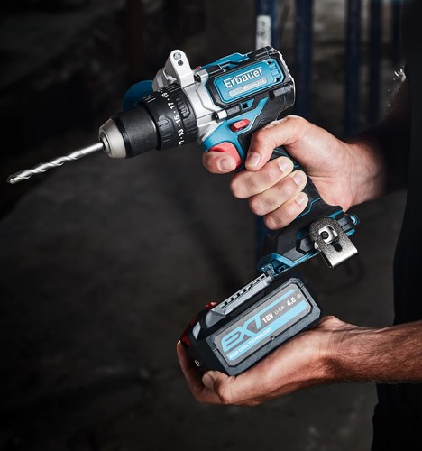 Erbauer EXT 18V Cordless Combi Drill ECDT18-Li-2 - Bare | eBay UK