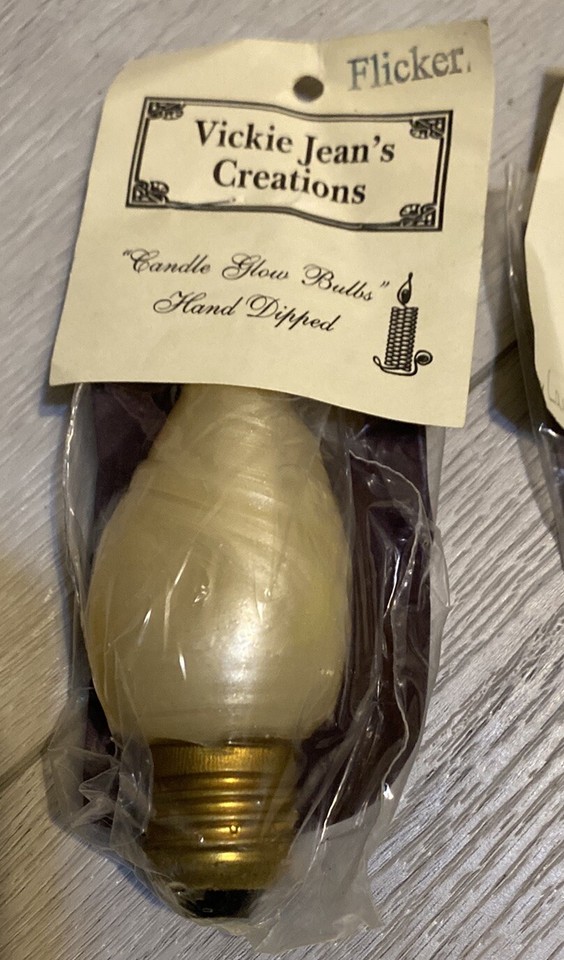 VICKIE JEAN’S CREATIONS SILICONE DIPPED LIGHT BULBS UNTESTED SOLD AS-IS ...